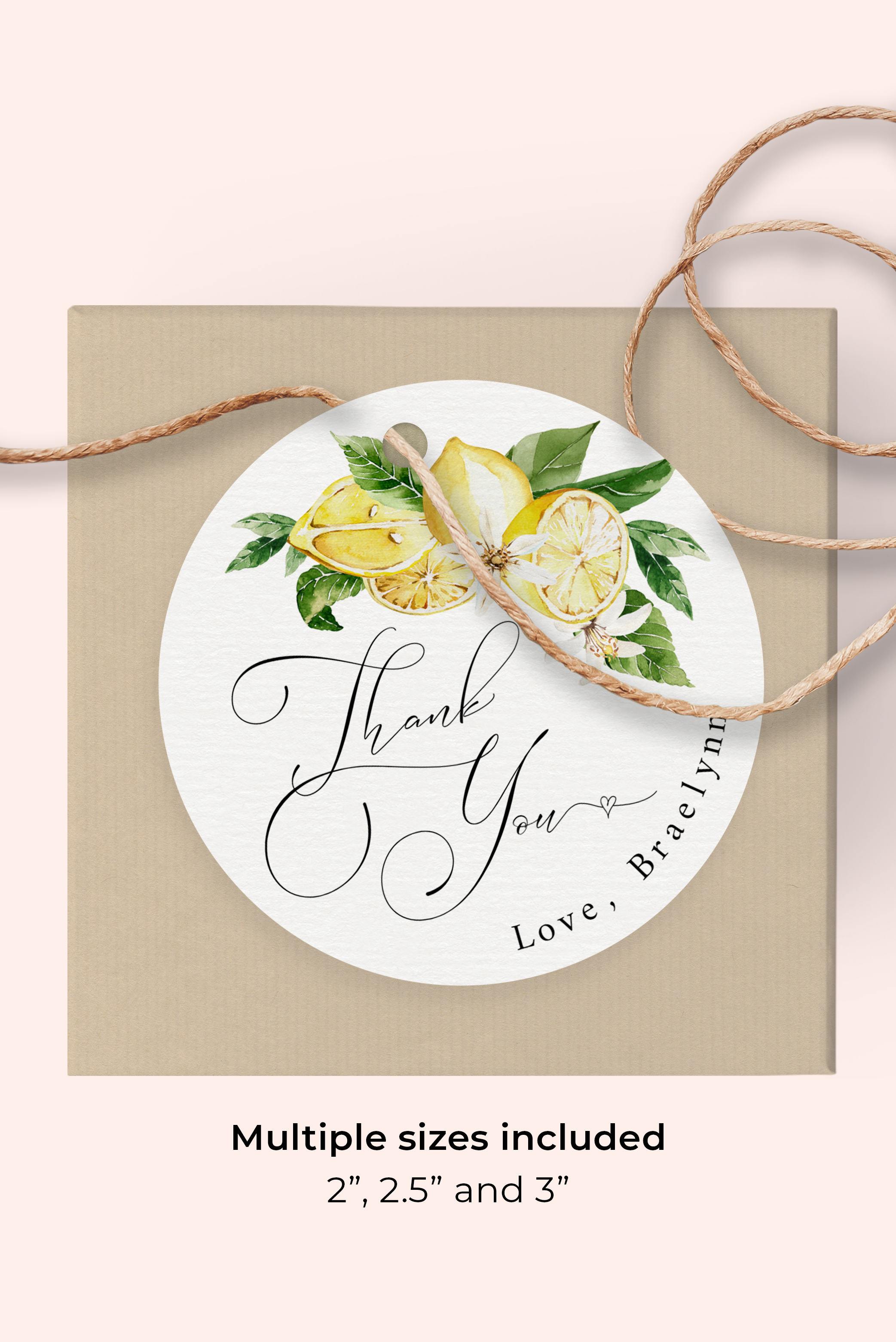 Printable Lemon Gift Tags for Party Favors | Baby Shower Ideas – ARRA ...