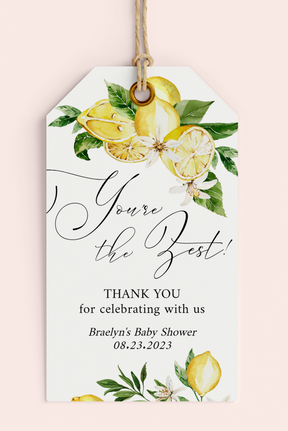 Printable Lemon Gift Tags for Party Favors | Baby Shower Ideas – ARRA ...