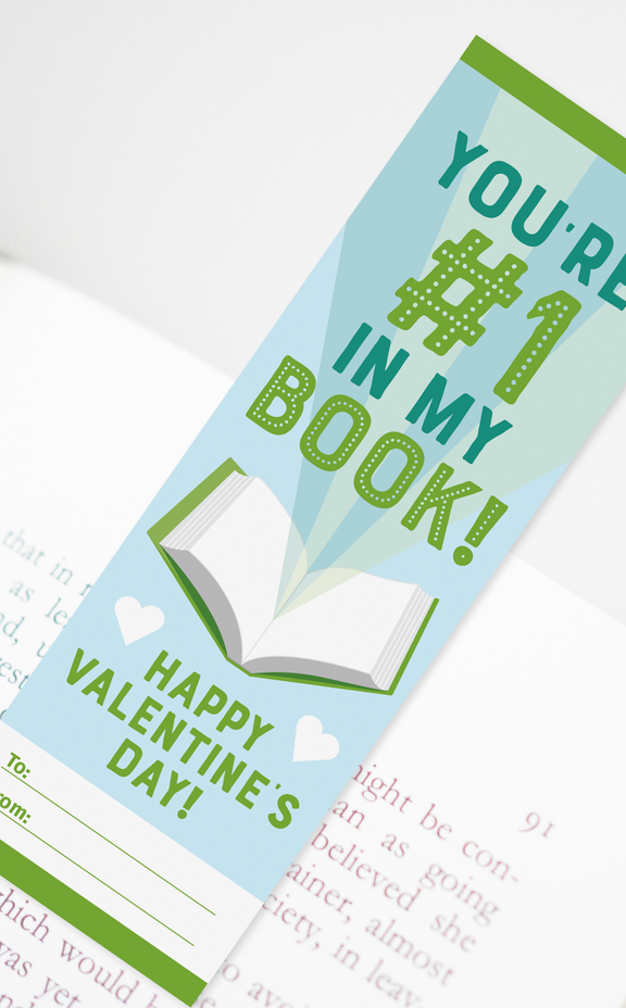 Printable Bookmark Valentine Cards for Kids | Classroom Valentines ...
