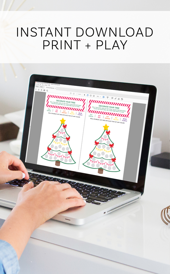 Printable Christmas Tree Game for Kids | Decorate Your Tree Game – ARRA ...