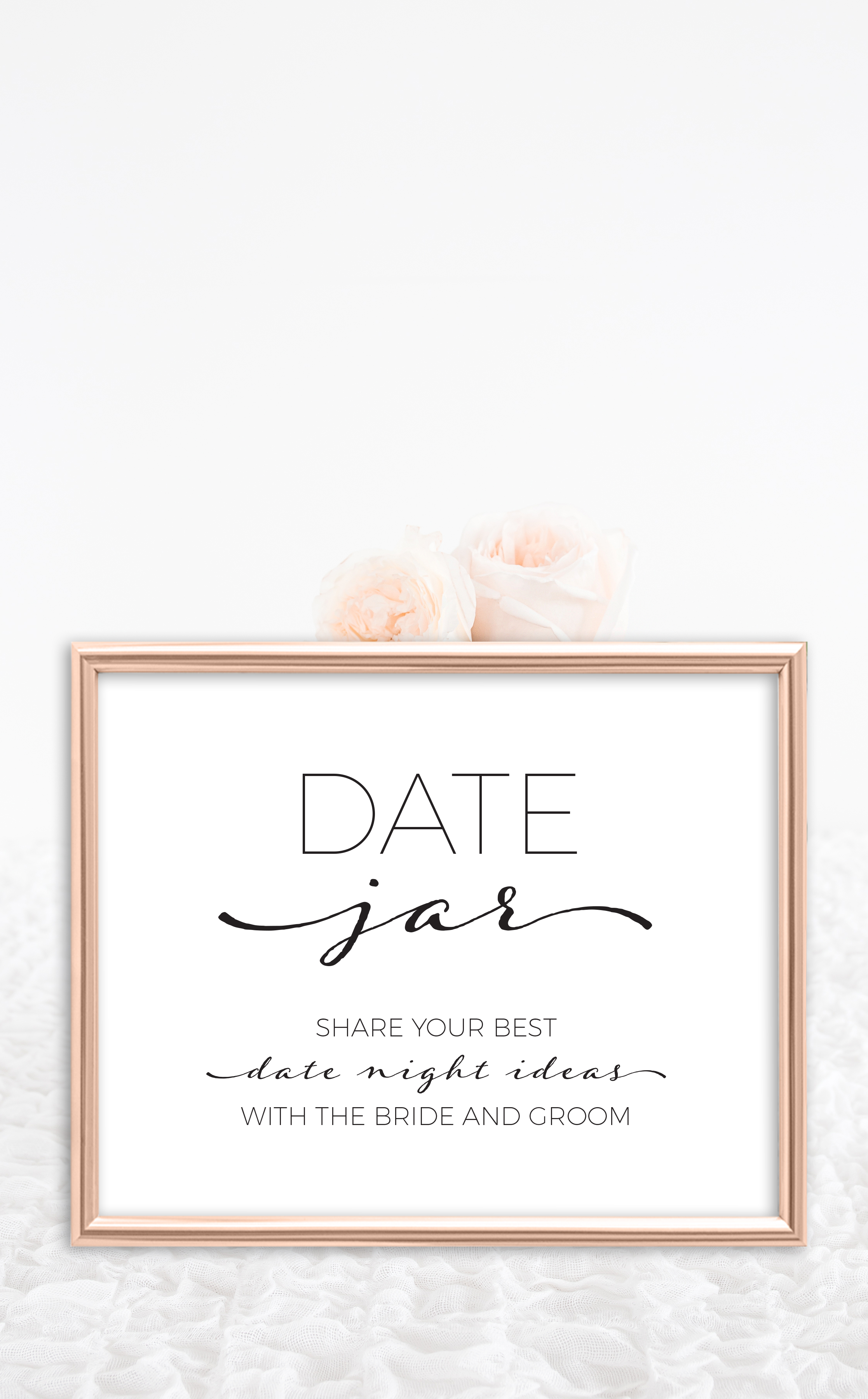 Printable Bridal Shower Date Night Cards and Sign – ARRA Creative
