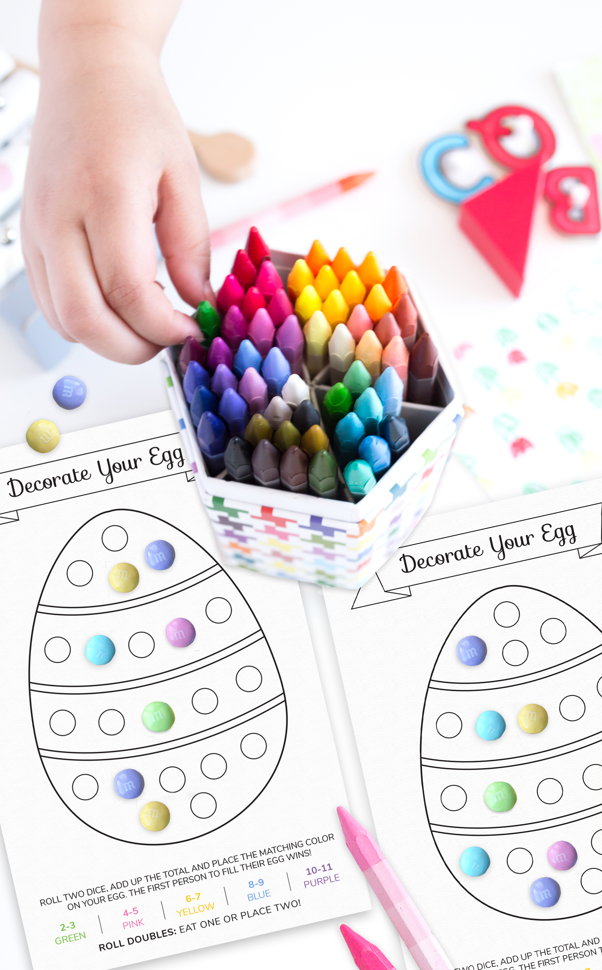 Printable Decorate an Egg Easter Game for Kids – ARRA Creative