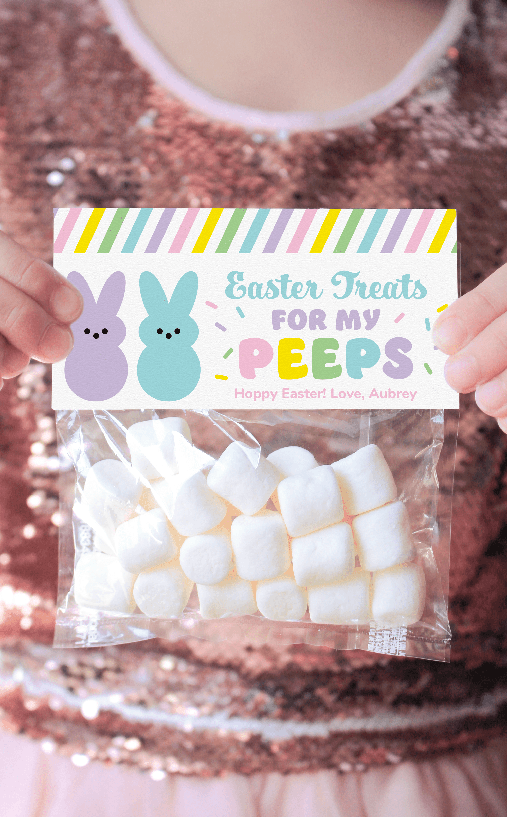 Easter Peeps Treat Bag Toppers | Kids Easter Baskets or Classmate Gift ...
