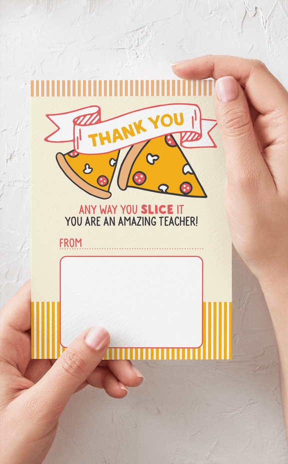 Teacher Appreciation Gift Ideas | Pizza Gift Card Holder – ARRA Creative