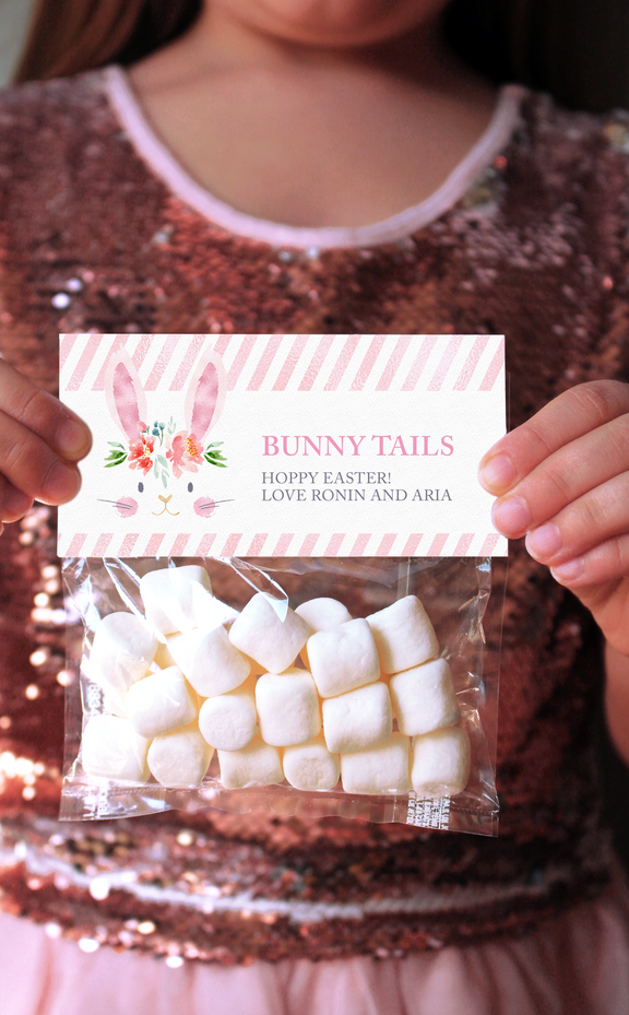Bunny Tails Treat Bag Topper | Easter Basket Gift for Kids – ARRA Creative